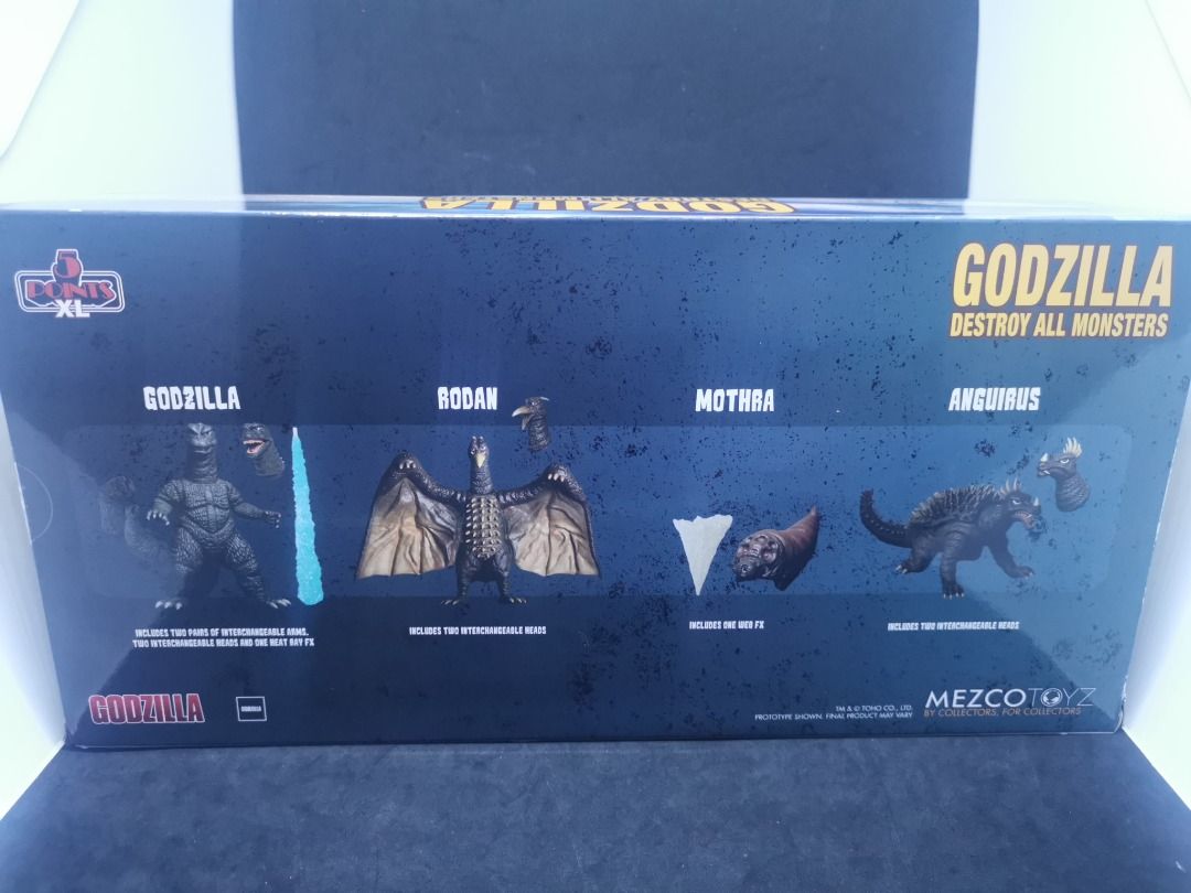 Mezco Godzilla: Destroy All Monsters (1968) - Round 1 and 2 Boxed Sets ...