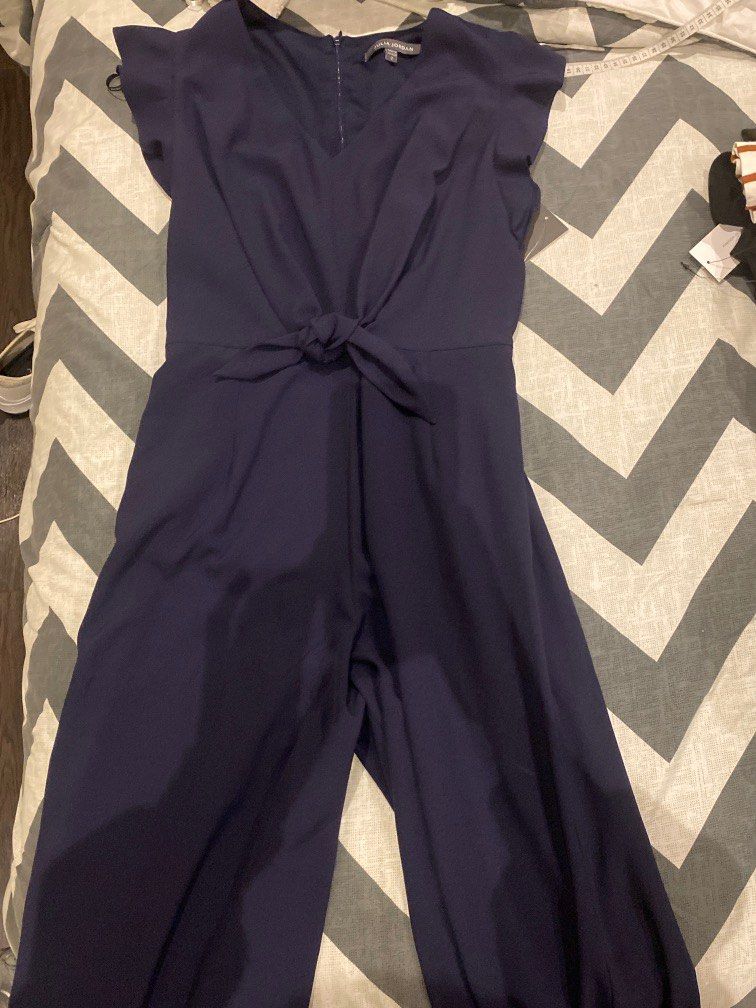 Midnight blue jumpsuit, Women's Fashion, Dresses & Sets, Jumpsuits on ...