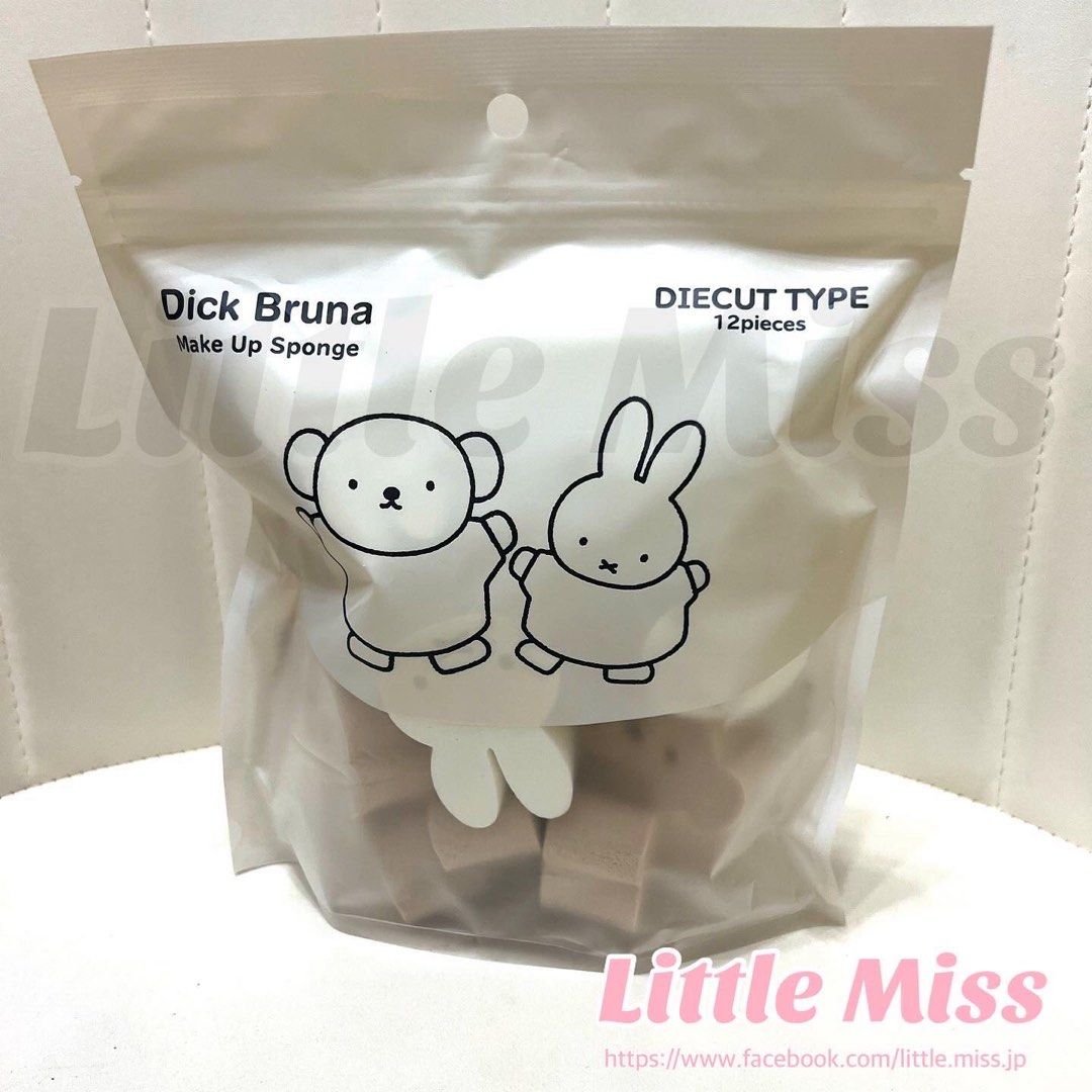 現貨-日本東京Miffy Dick Bruna Make up Sponge Diecut Type, 美容＆化妝品, 健康及美容 - 皮膚 ...