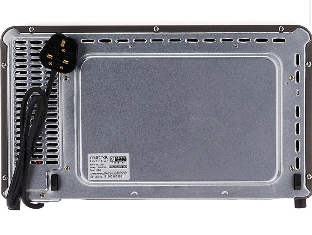 Mistral MO17D 17L Electric Oven, TV & Home Appliances, Kitchen ...