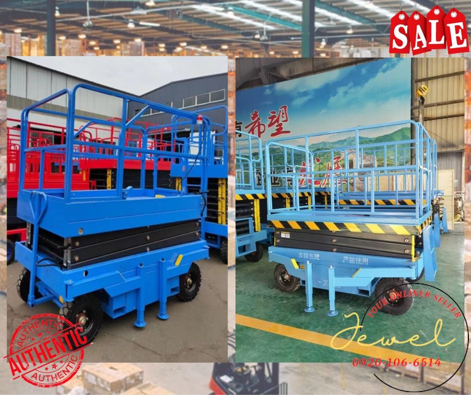Mobile Lift Platform Hydraulic Lifting Platform Four-Wheel Aerial Work ...
