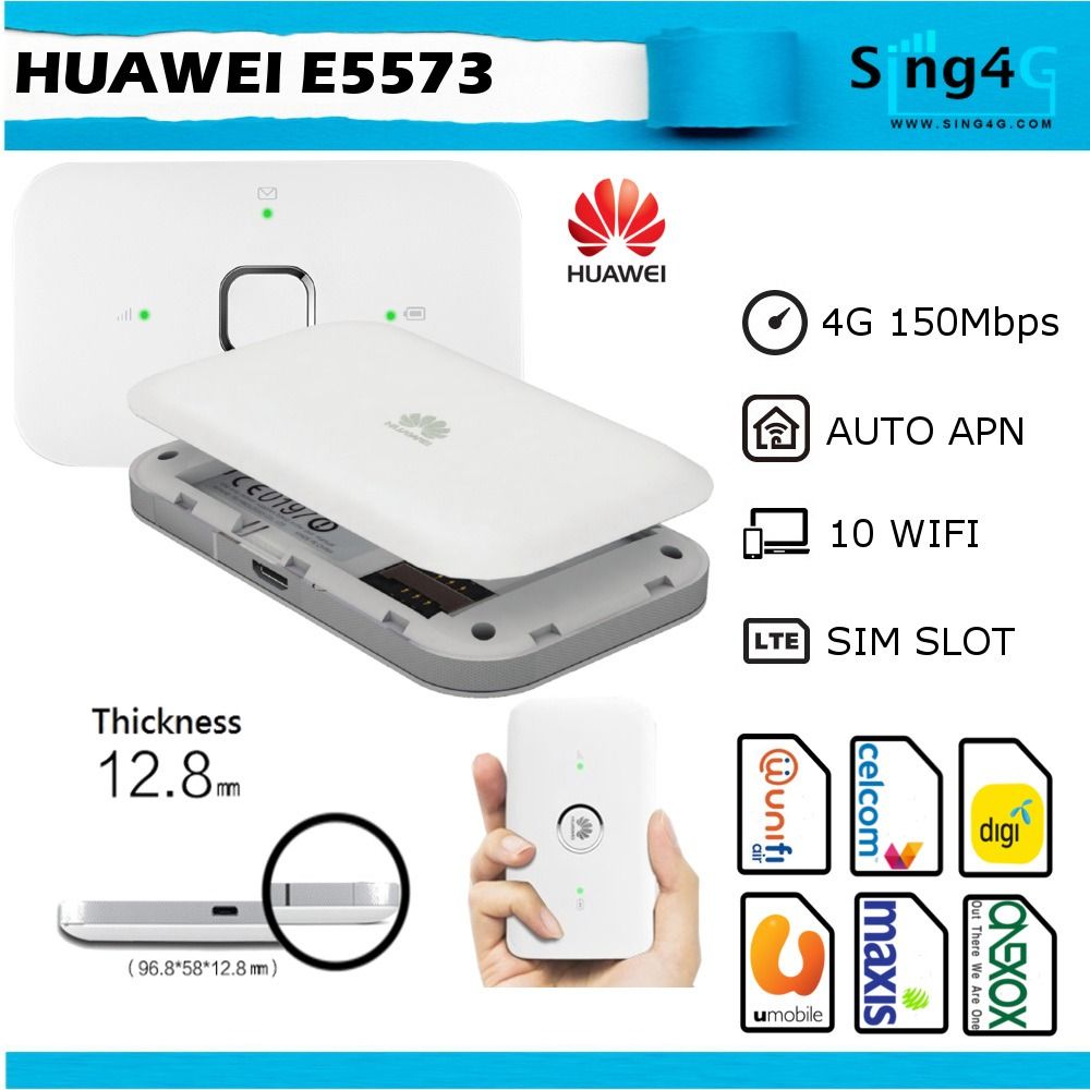 Modem Huawei E5573Bs-320 (MODIFIED) 4G 150Mbps Mifi Portable Hotspot ...