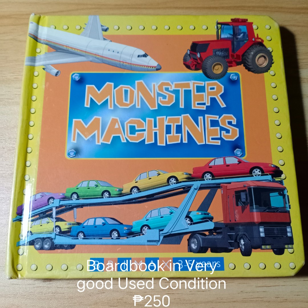 Monster Machines Boardbook, Hobbies & Toys, Books & Magazines, Children ...
