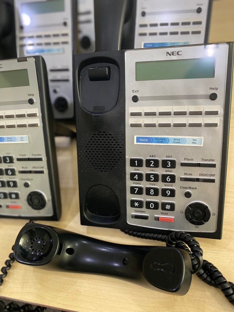 Moving out sale! NEC IP phone: IP4WW-12TXH-A-TEL (BK) 12 BUTTON DIGITAL ...