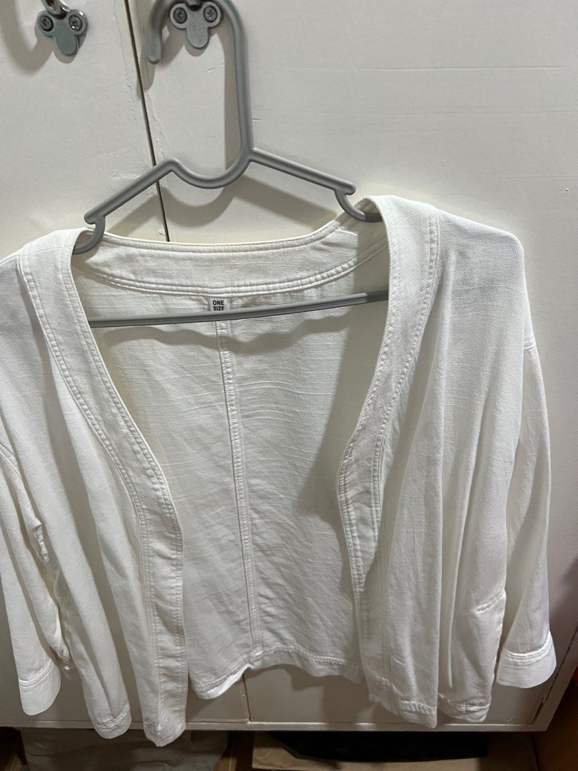 Muji Cardigan, Women's Fashion, Coats, Jackets and Outerwear on Carousell