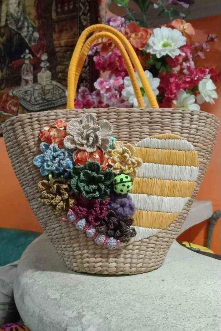 Native Abaca and Pandan Totes, Women's Fashion, Bags & Wallets, Tote ...