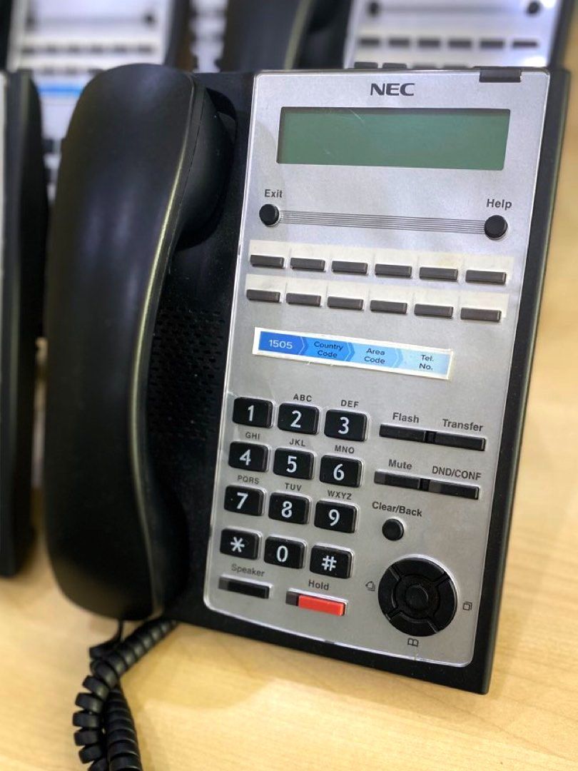 Moving out sale! NEC IP phone: IP4WW-12TXH-A-TEL (BK) 12 BUTTON DIGITAL ...