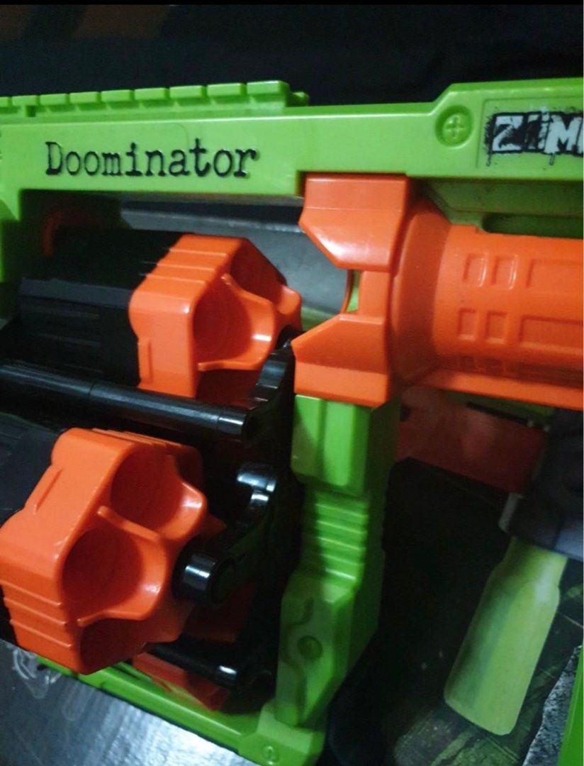NERF ZOMBIESTRIKE DOOMINATOR WITH OG PACKAGING, Hobbies & Toys, Toys ...