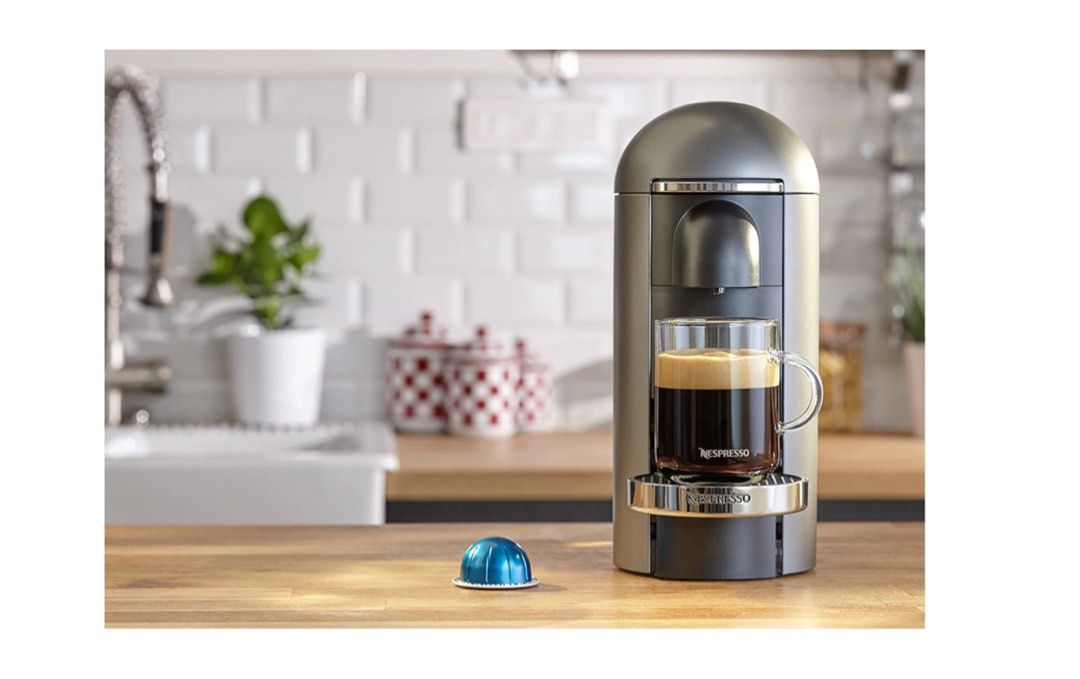 Nespresso Vertuo Plus Premium Titan with Warranty, TV & Home Appliances ...