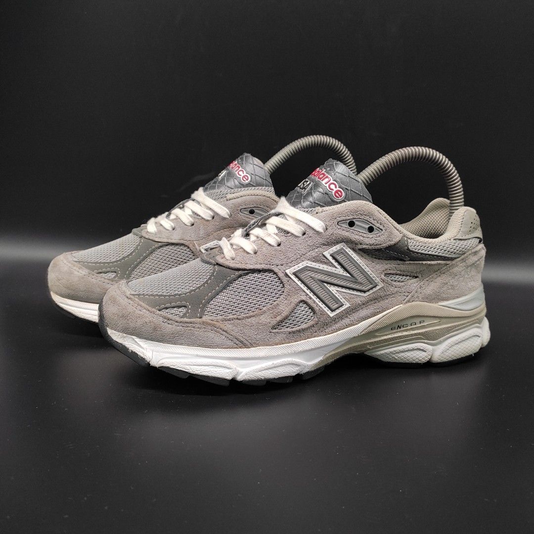 New Balance 990v3 USA Grey (5.5 women), Women's Fashion, Footwear ...