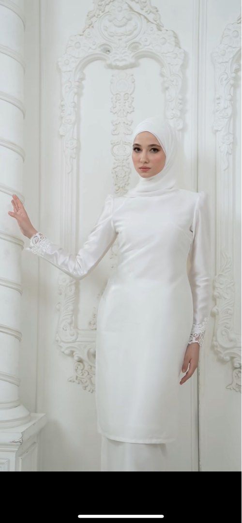 Bride Fedora Wanzar Nikah, Women's Fashion, Muslimah Fashion, Baju ...