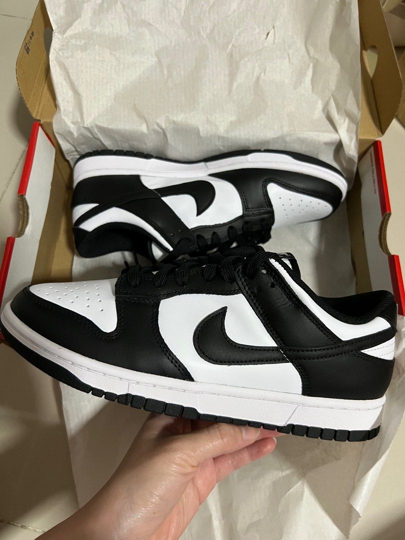 Nike Dunk Low Panda Mens US8, Women's Fashion, Footwear, Sneakers on ...