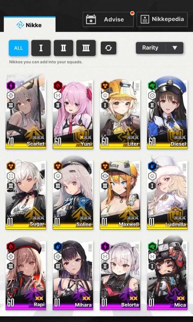 Nikke account #2 - Scarlet + Liter + Lud, Video Gaming, Video Games ...