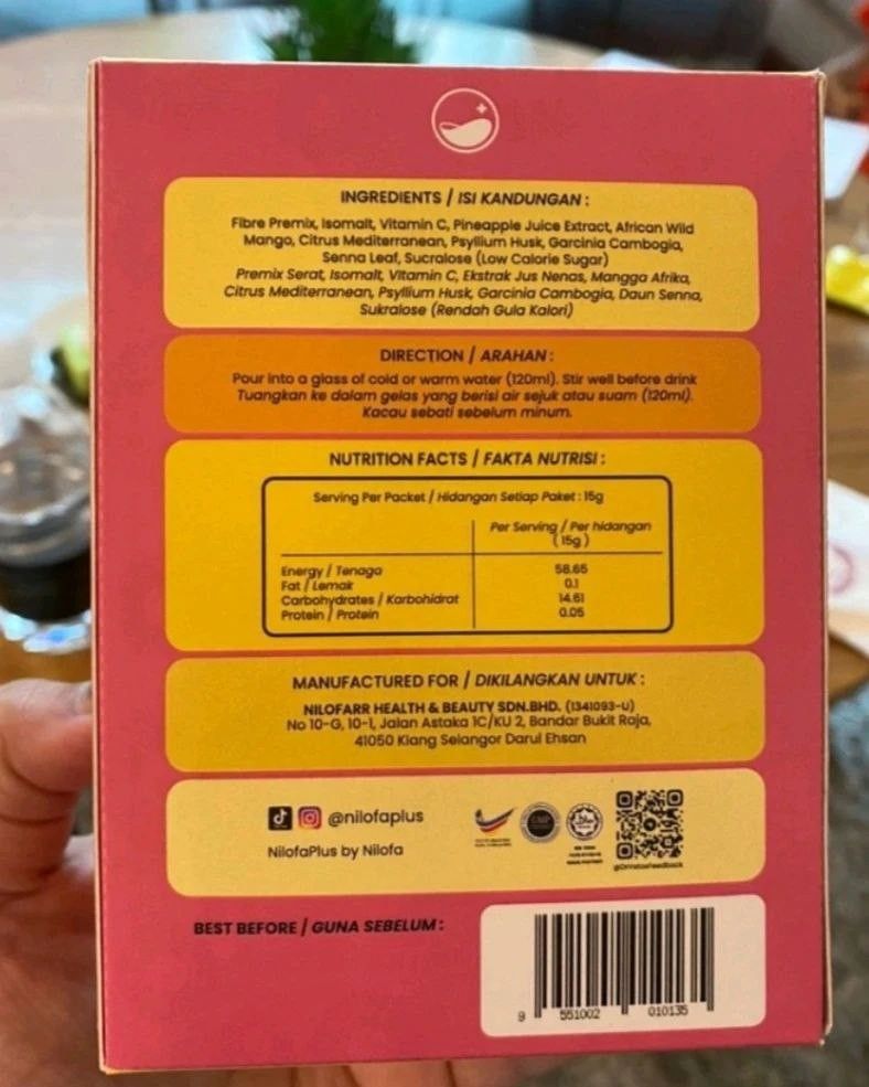 Nilofa Plus Pineapple Juice Drinktox, Food & Drinks, Other Food ...