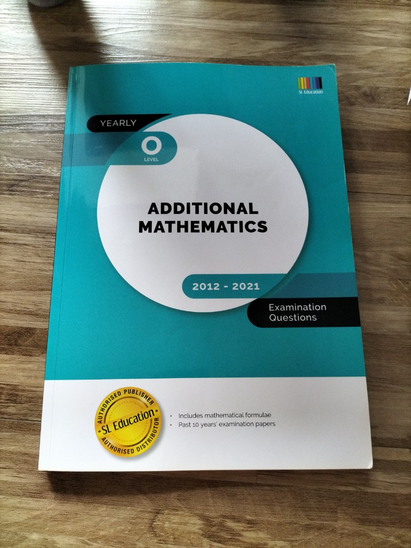 O Level Additional Mathematics Yearly TYS amath Hobbies Toys 