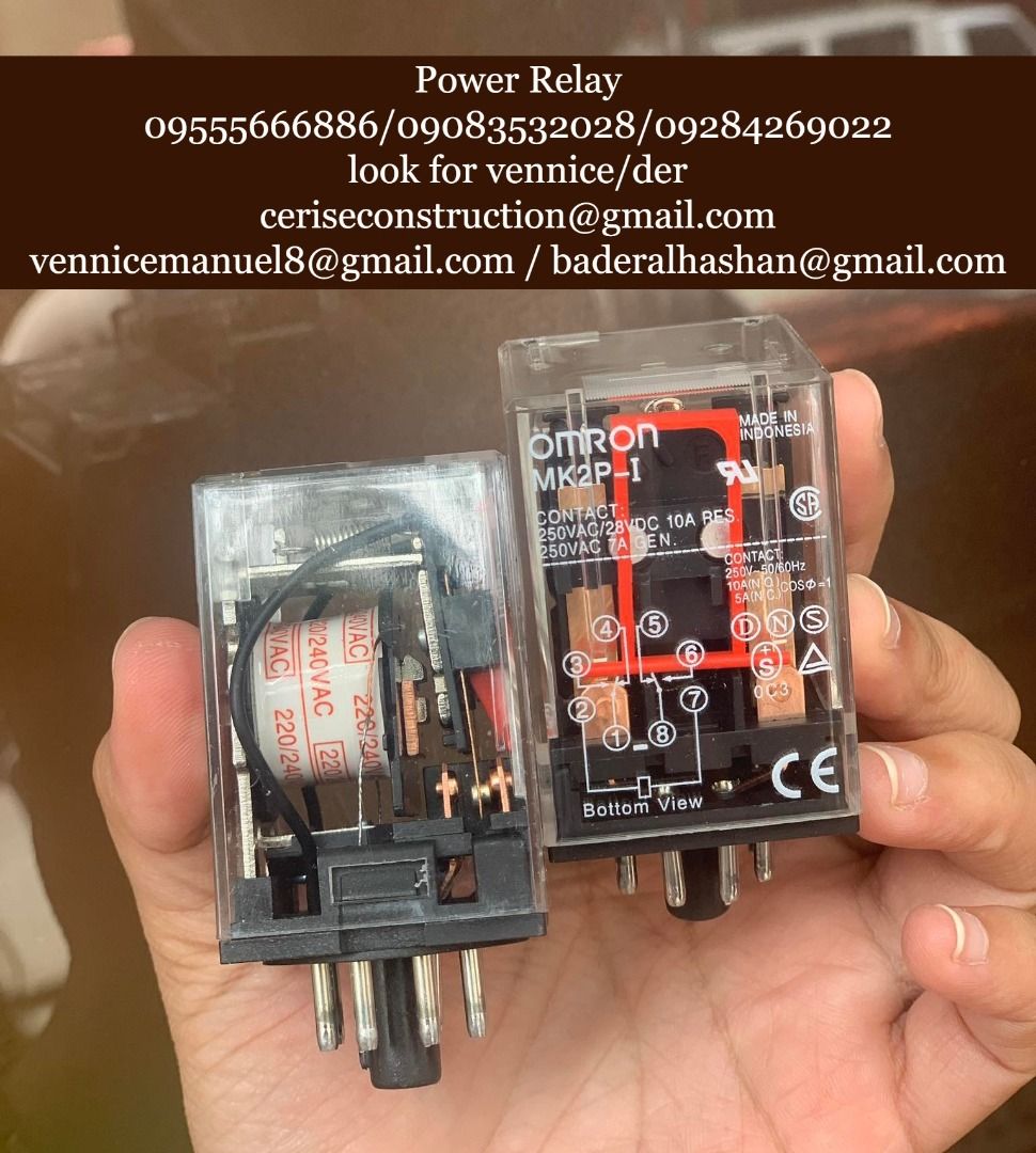 OMRON Power Relay, Commercial & Industrial, Construction & Building ...