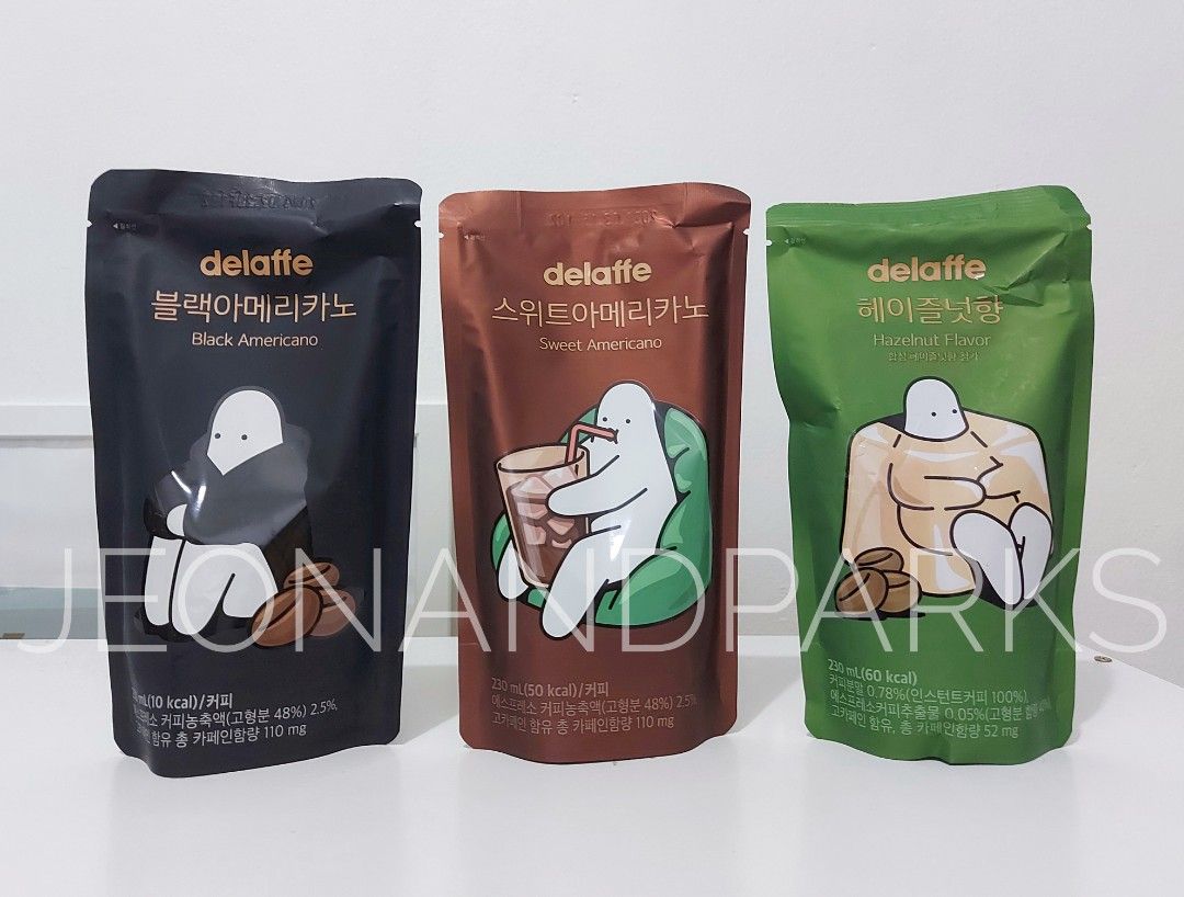 [ONHAND] Delaffe Coffee Pouch Drinks 230ml, Food & Drinks, Beverages on ...