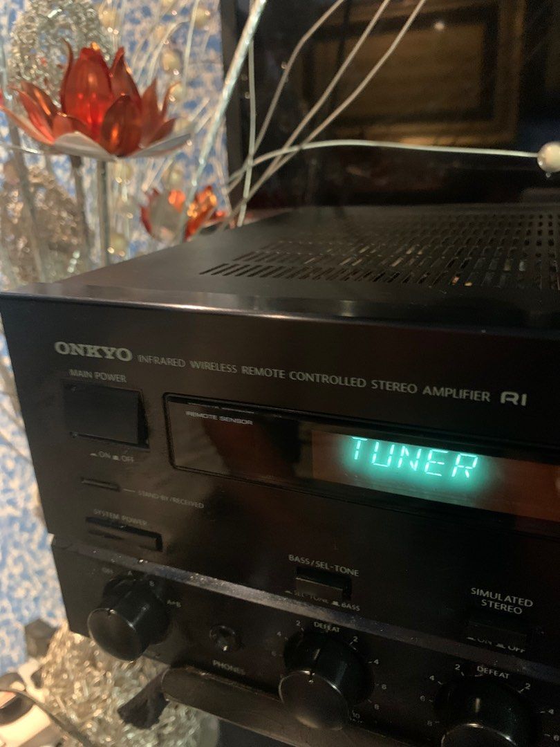 ONKYO Infrared Wireless Remote Controlled Stereo Amplifier, Audio ...