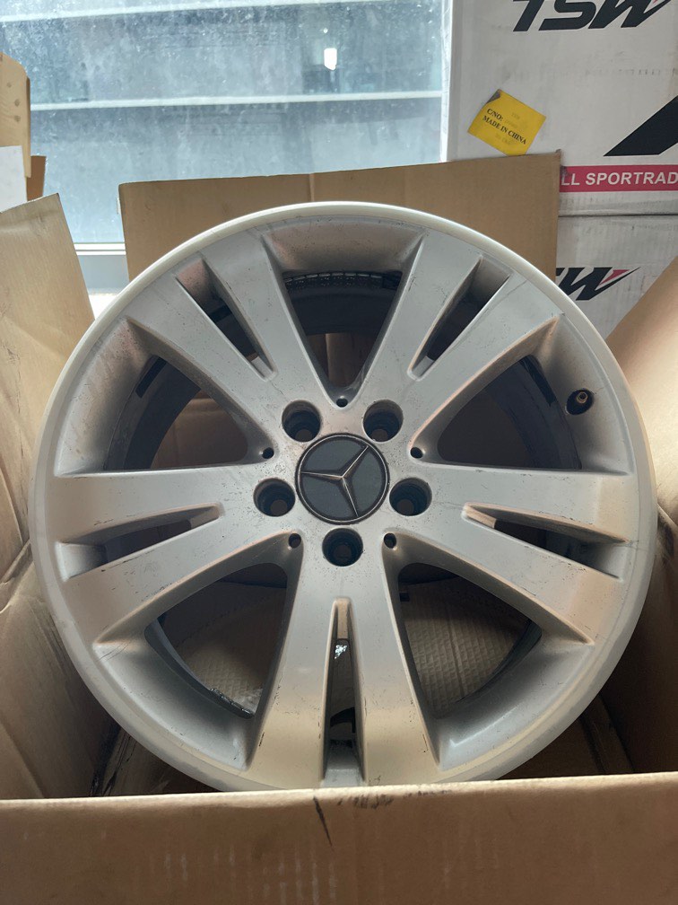 Original 17” Mercedes Rims, Car Accessories, Tyres & Rims on Carousell