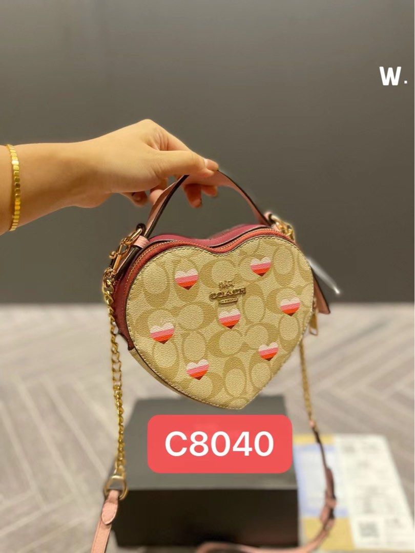 COACH®: Heart Crossbody In Signature Canvas | atelier-yuwa.ciao.jp