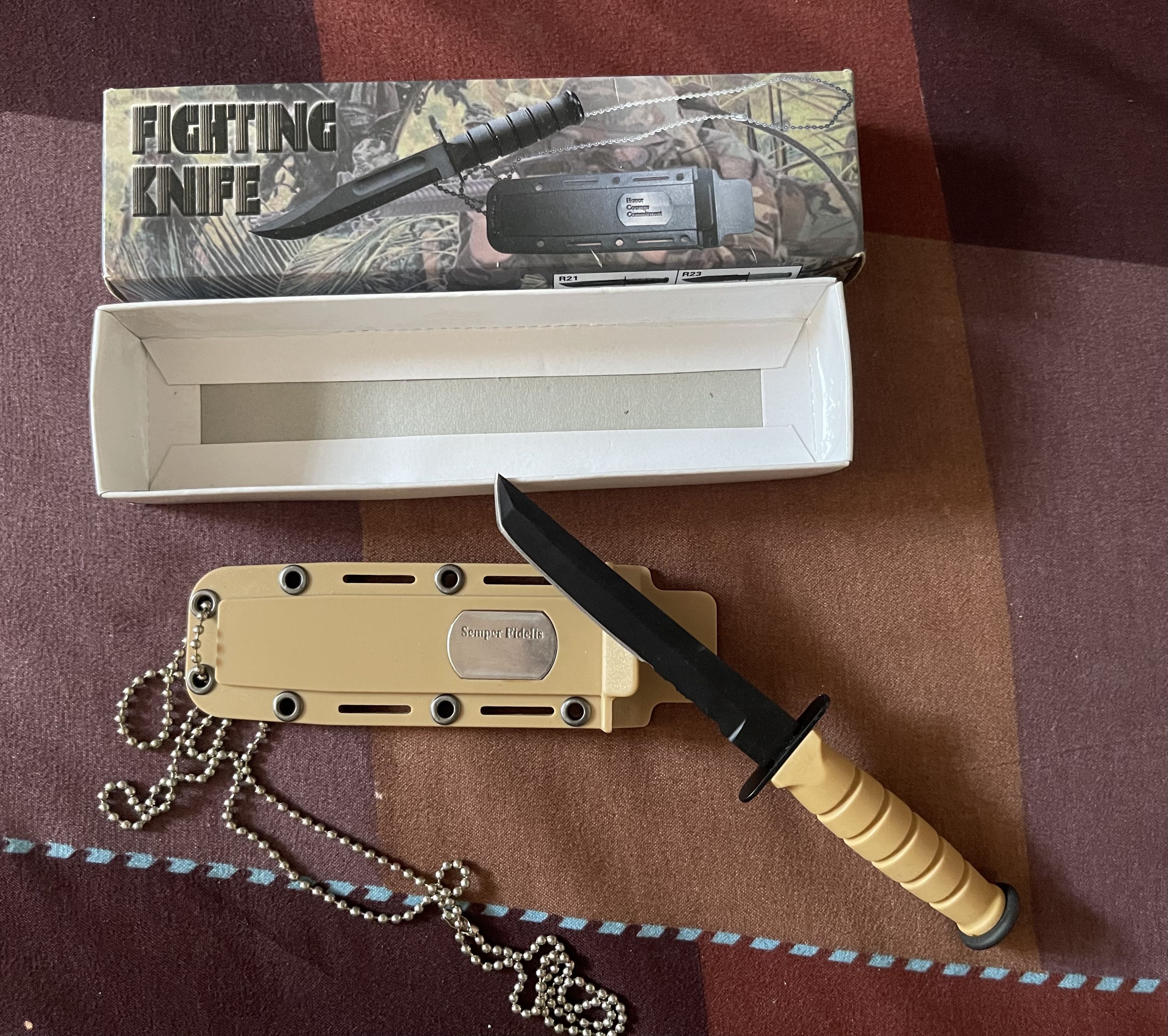 Outdoor knife, Furniture & Home Living, Security & Locks, Safe on Carousell