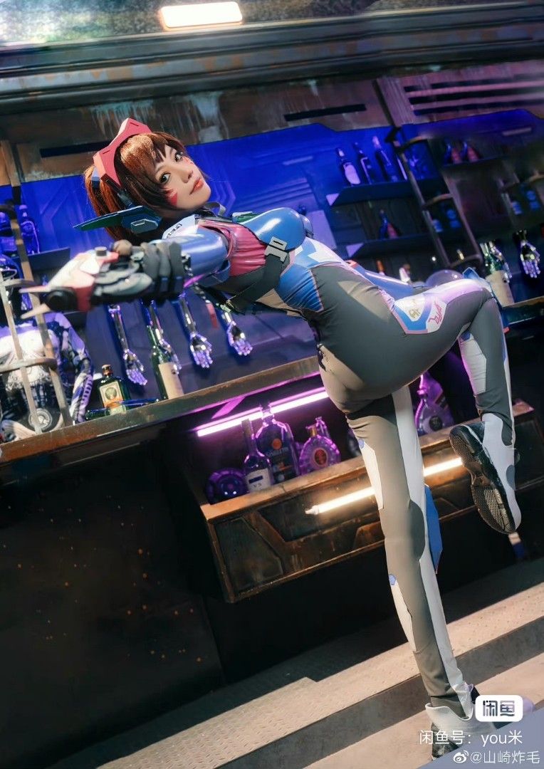 Overwatch 2 DVA cosplay, Hobbies & Toys, Memorabilia & Collectibles, J ...