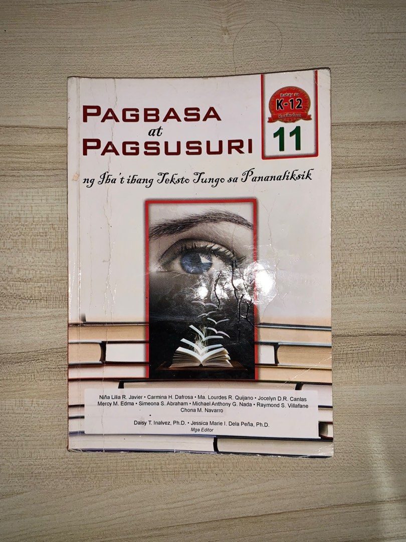 Pagbasa at Pagsusuri ng Iba’t-Ibang Teksto Tungo sa Pananaliksik ...