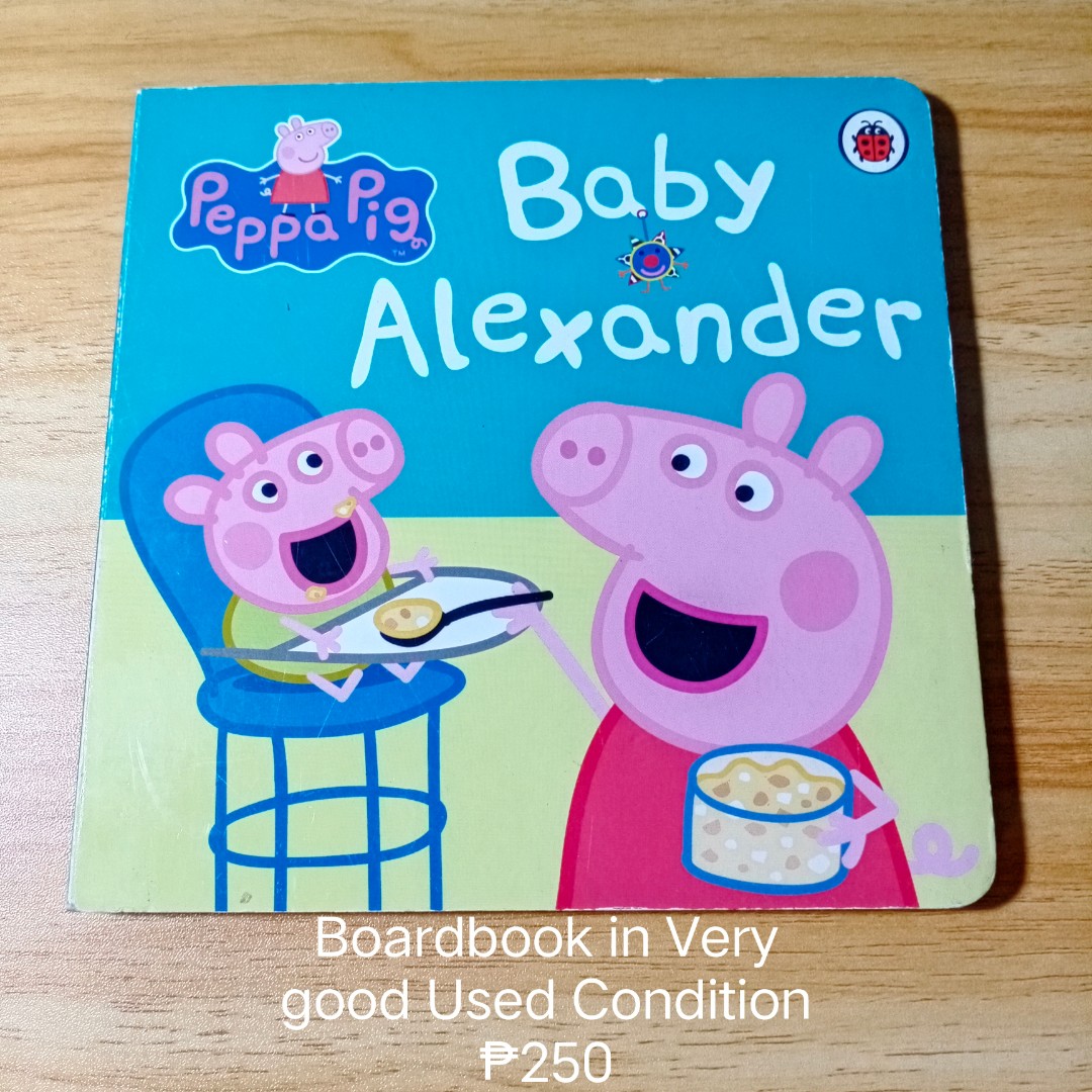 Peppa Pig Baby Alexander Boardbook, Hobbies & Toys, Books & Magazines ...