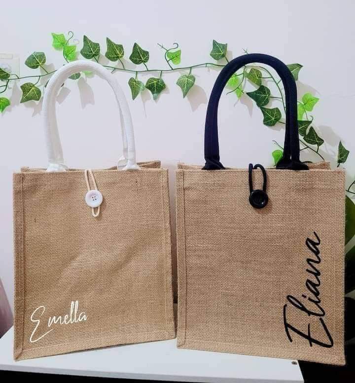 Personalized abaca jute bag, Women's Fashion, Bags & Wallets, Tote Bags ...