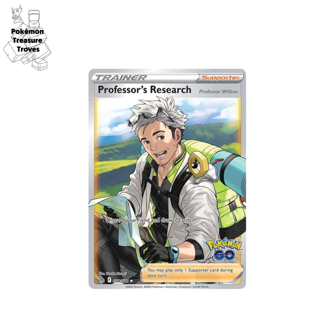 Pokemon Pokemon Go Trainer Professor's Research Card, Hobbies & Toys ...