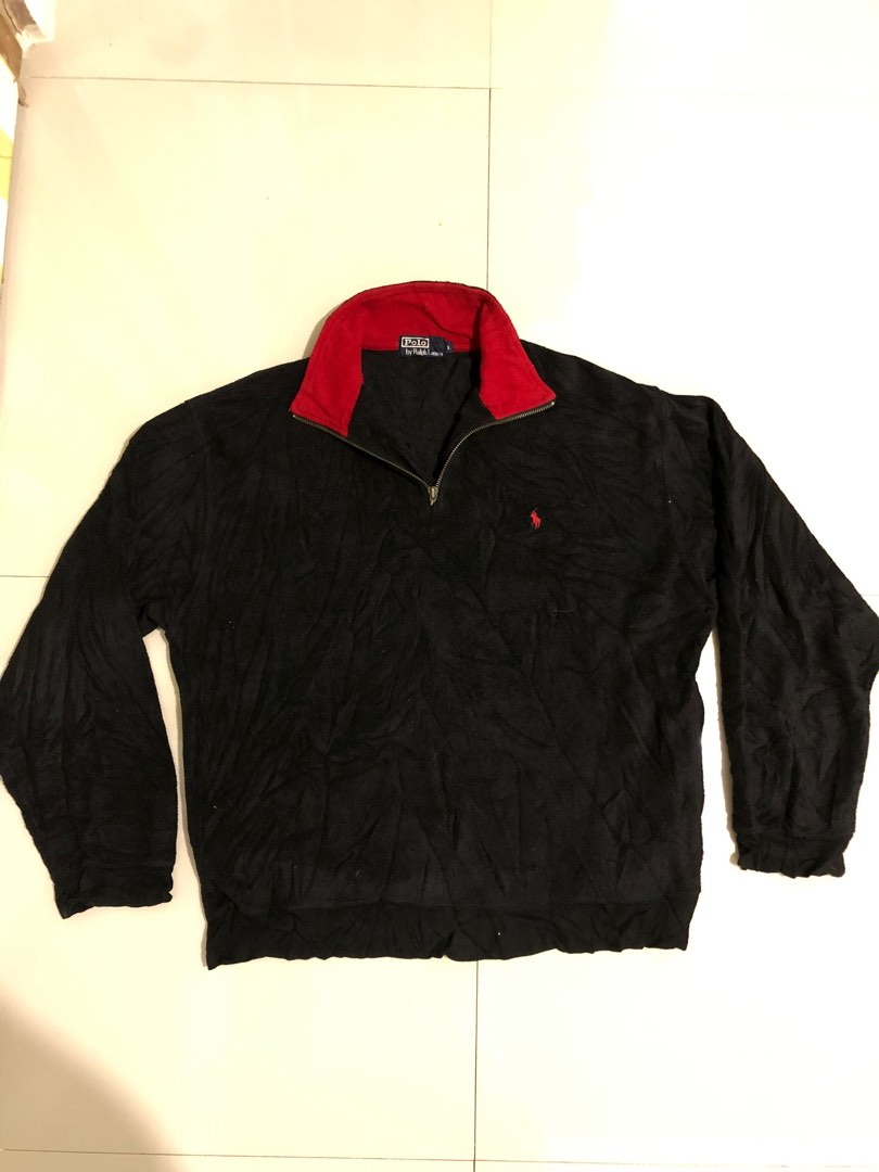 POLO RL HALF ZIP FLEECE, Men's Fashion, Activewear on Carousell