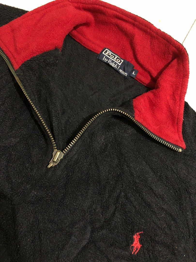 POLO RL HALF ZIP FLEECE, Men's Fashion, Activewear on Carousell