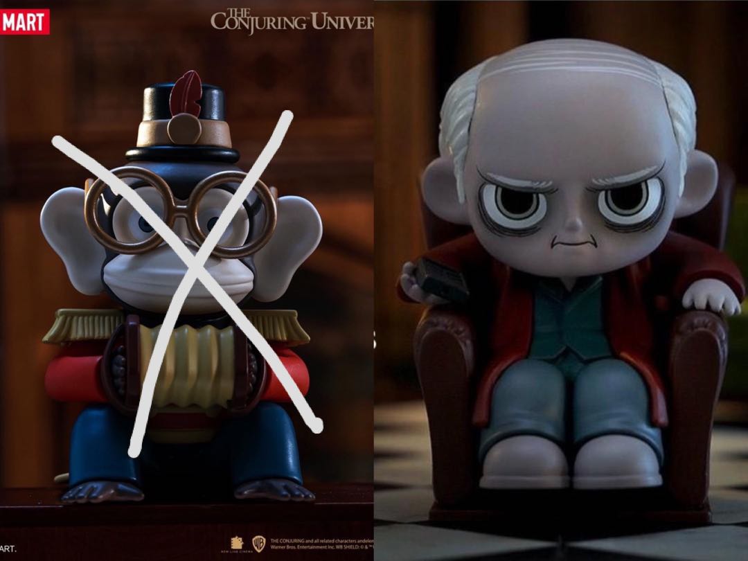 Popmart the conjuring universe series-old man's ghost, Hobbies & Toys ...