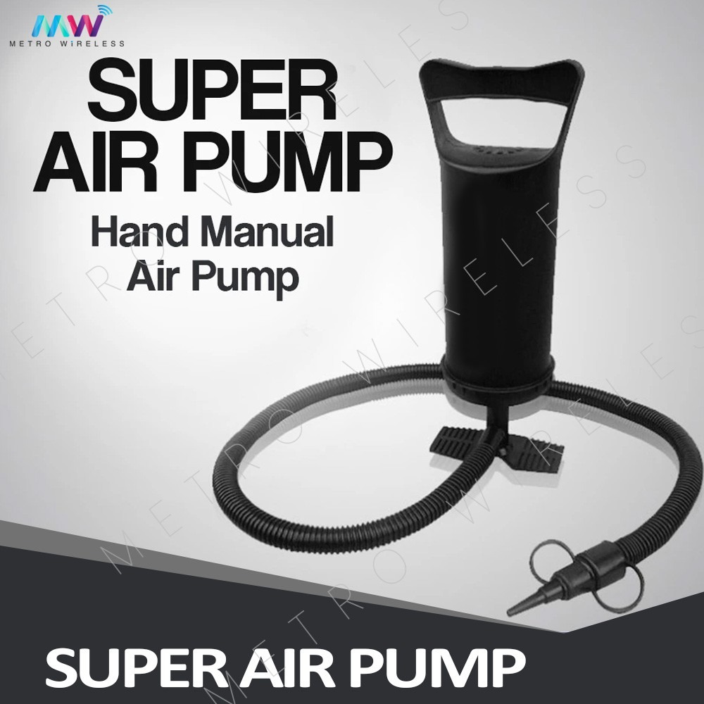 Portable Manual Hand Air Pump Airbedpump Two-way pump, Furniture & Home Living, Home Improvement ...