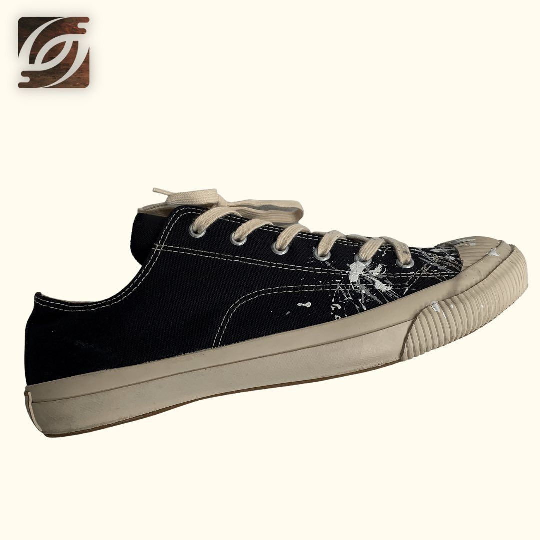 PRAS Low-01 Kuro "Painter's Shoe" in Black and Off white, Men's Fashion ...