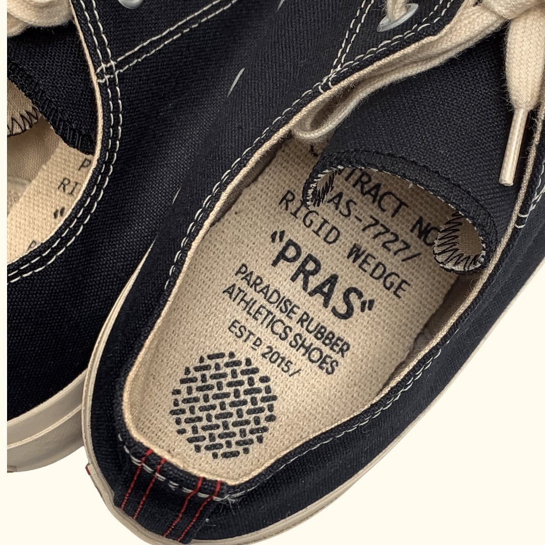 PRAS Low-01 Kuro "Painter's Shoe" in Black and Off white, Men's Fashion ...