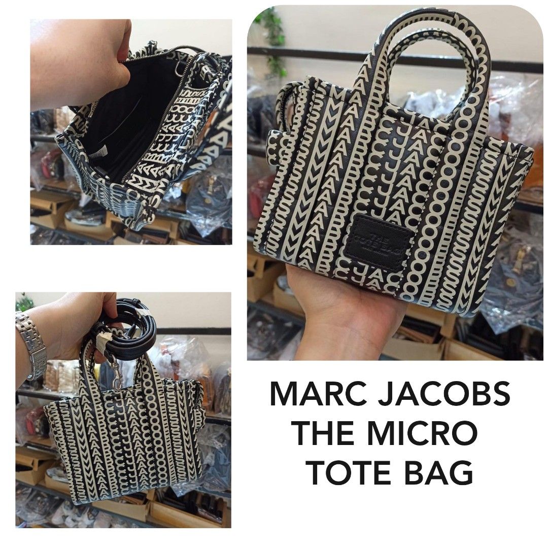 PREORDER MARC JACOBS THE MICRO TOTE BAG 552, Women's Fashion, Bags ...