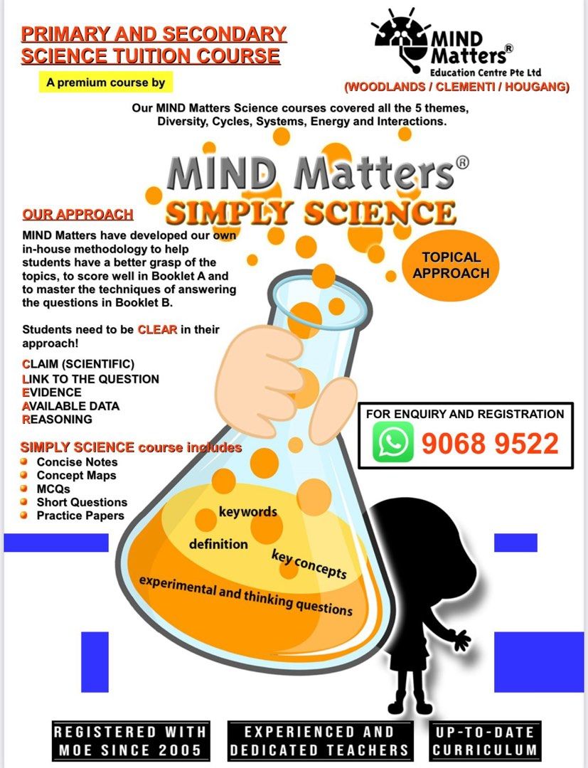 Primary and Secondary Science Tuition Course, Learning & Enrichment ...