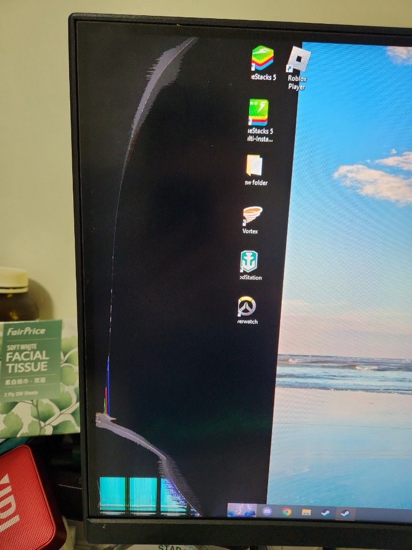 Prism monitor X300 damaged, Computers & Tech, Parts & Accessories ...