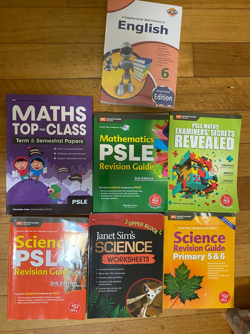PSLE Assessment Books - English/Maths/Science, Hobbies & Toys, Books ...