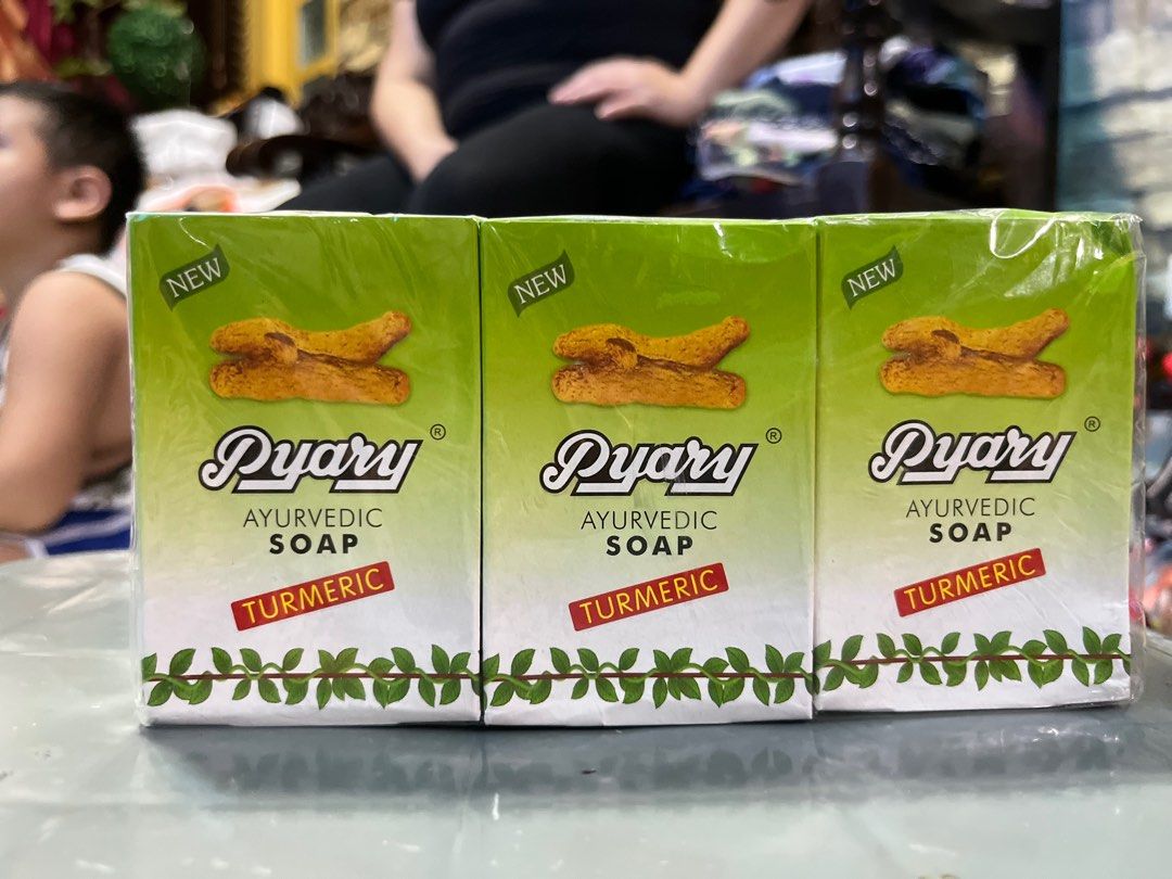Pyary Turmeric Soap, Beauty & Personal Care, Bath & Body, Bath on Carousell