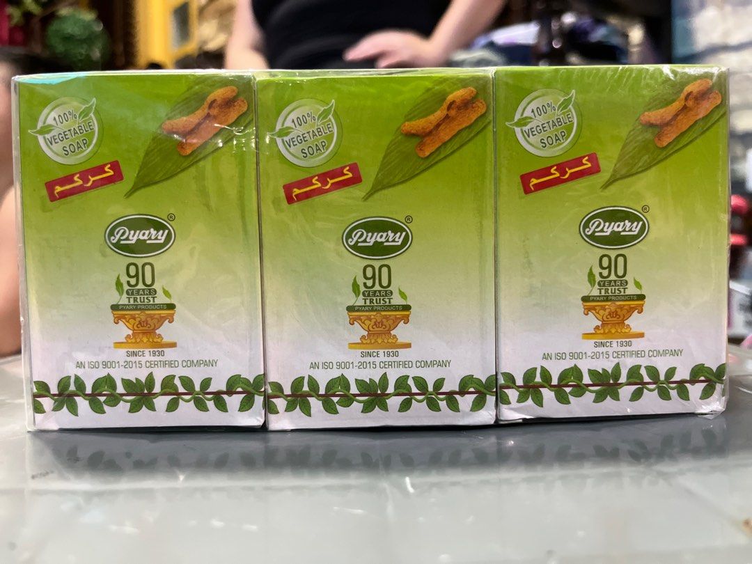Pyary Turmeric Soap, Beauty & Personal Care, Bath & Body, Bath on Carousell
