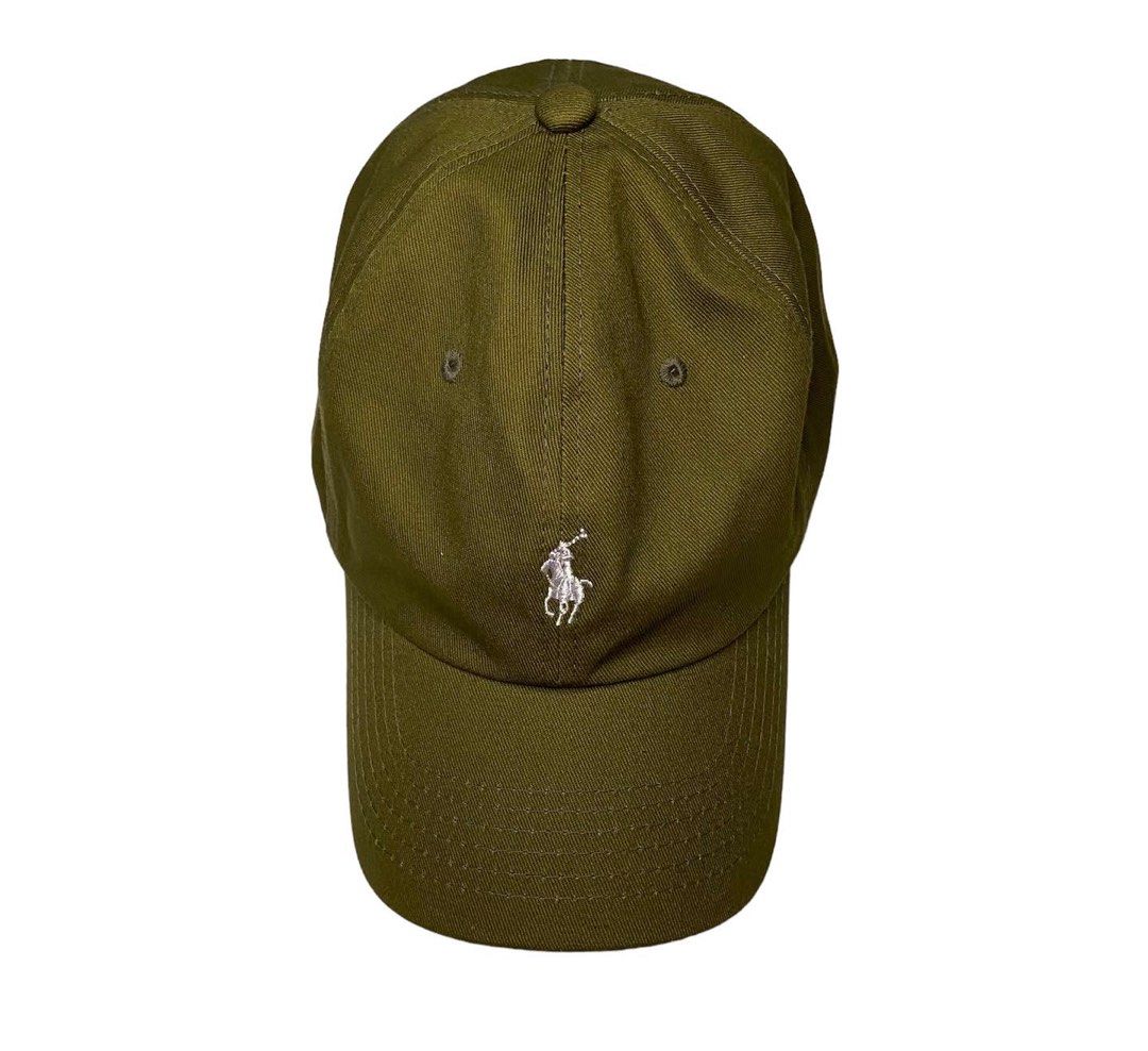 Ralph lauren olive green cap, Men's Fashion, Watches & Accessories ...