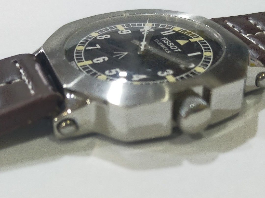 Rare large Tissot pilot automatic watch runs great, Luxury, Watches on ...