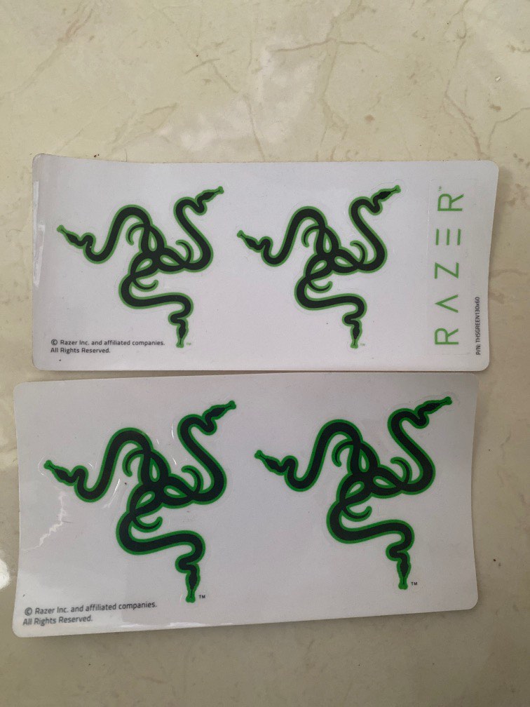 Razer stickers, Hobbies & Toys, Stationery & Craft, Art & Prints on ...