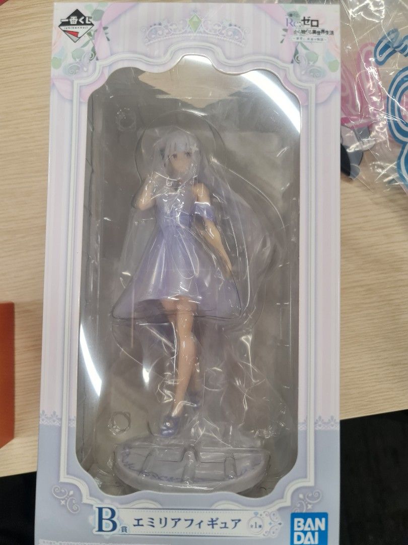 (*Clearance) RE Zero Emilia Kuji Prize B, Hobbies & Toys, Toys & Games ...