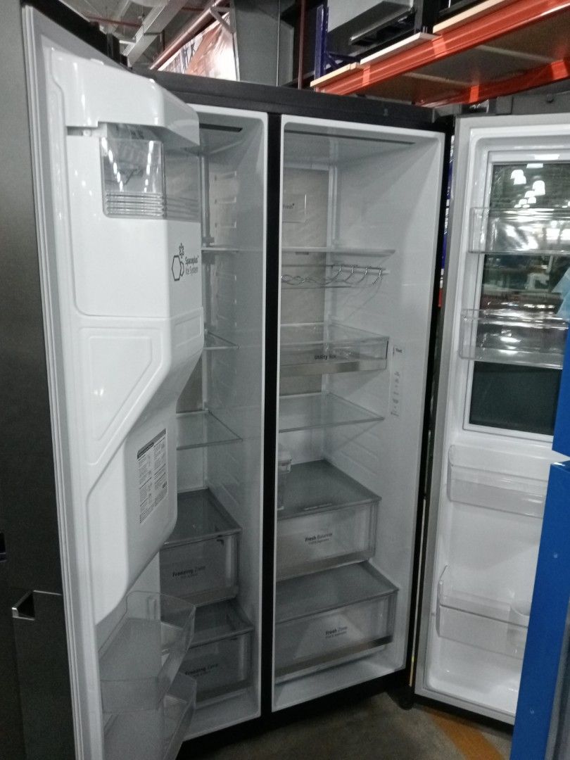 Ref side by side inverter 23.8 cu, TV & Home Appliances, Kitchen ...