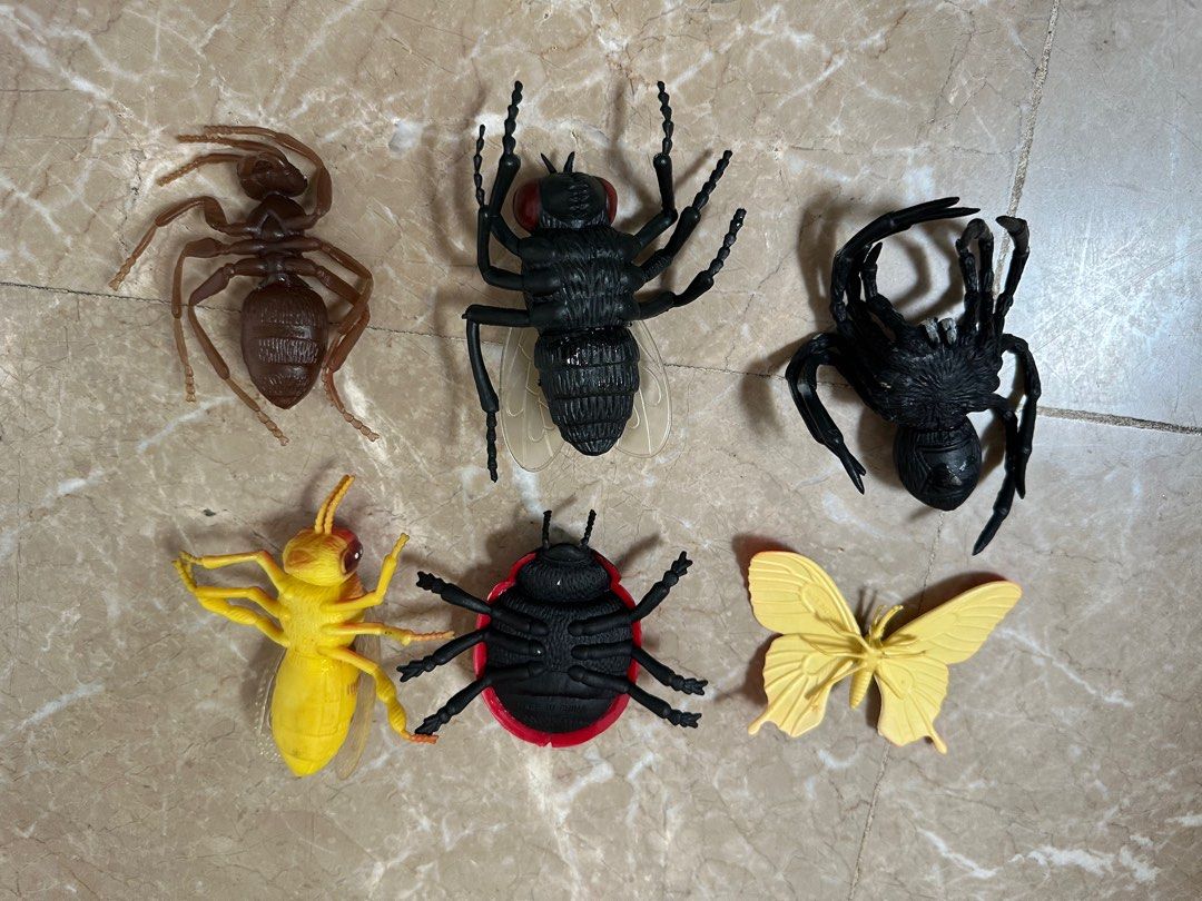 Rubber Insects, Hobbies & Toys, Toys & Games on Carousell