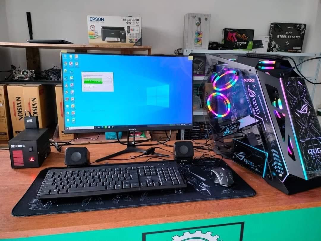 RYZEN 5 5600G White Build setup cyborg, Computers & Tech, Desktops on ...