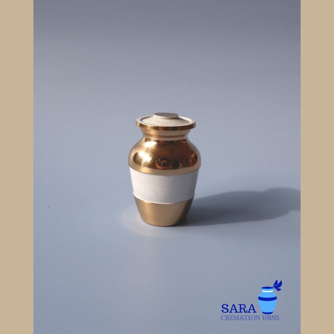 [saraurnsph] Calm Soul Metal Keepsake Urn Style A Cremation Ashes Urn ...